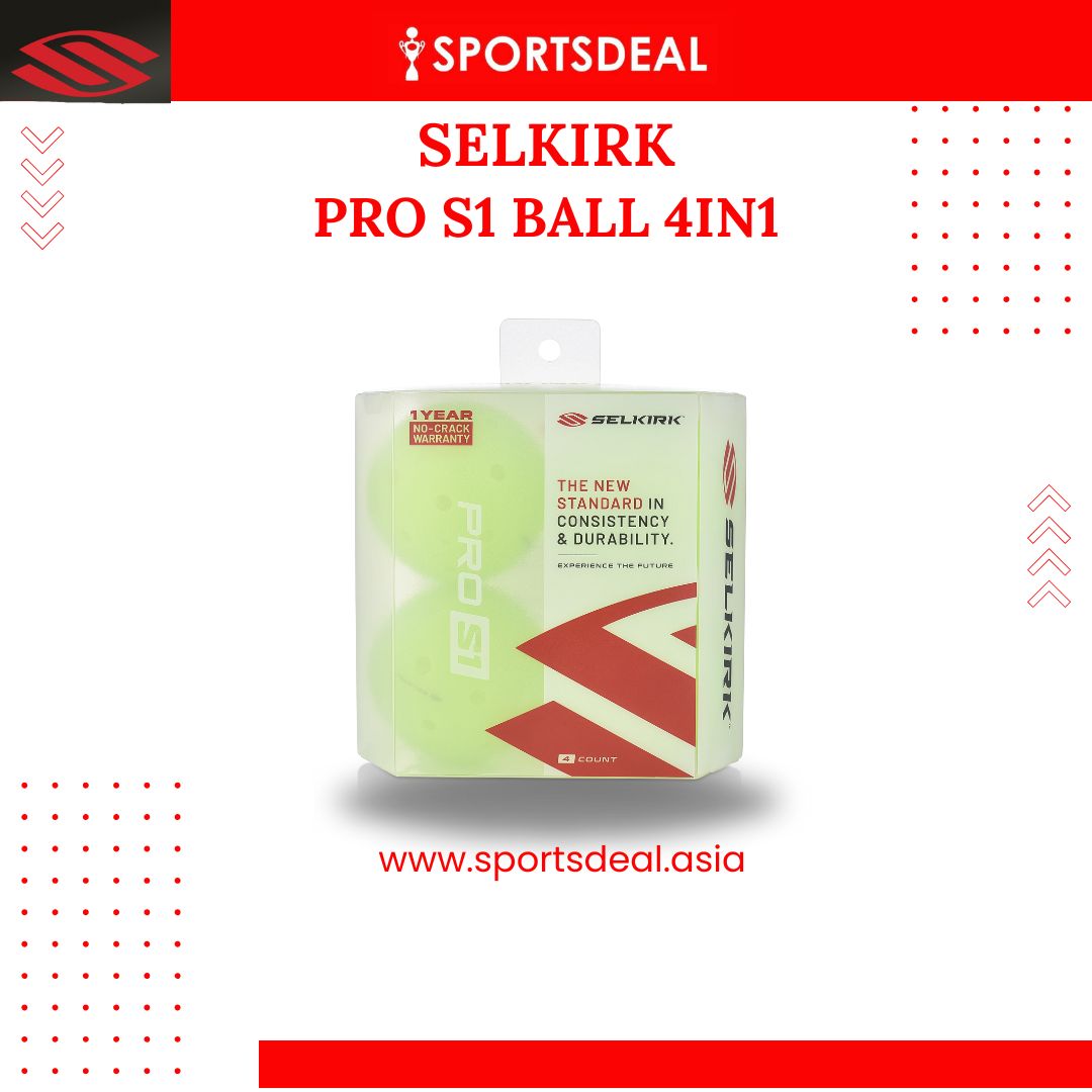 Selkirk Pro S1 Pickleball Ball (4in1 Box) – SPORTSDEAL SDN BHD