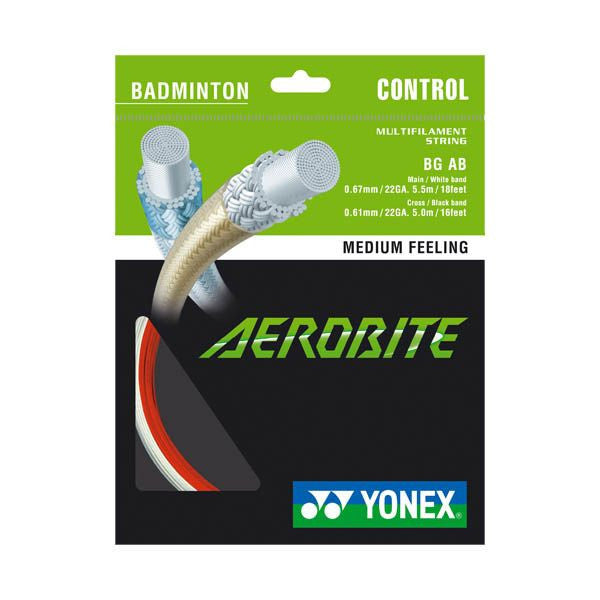 Yonex Aerobite Badminton String (Red/White) – SPORTSDEAL SDN BHD